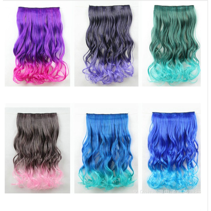 Jual HAIR CLIP RAMBUT PALSU WANITA HAIRCLIP RAMBUT SAMBUNG BIG LAYER ...