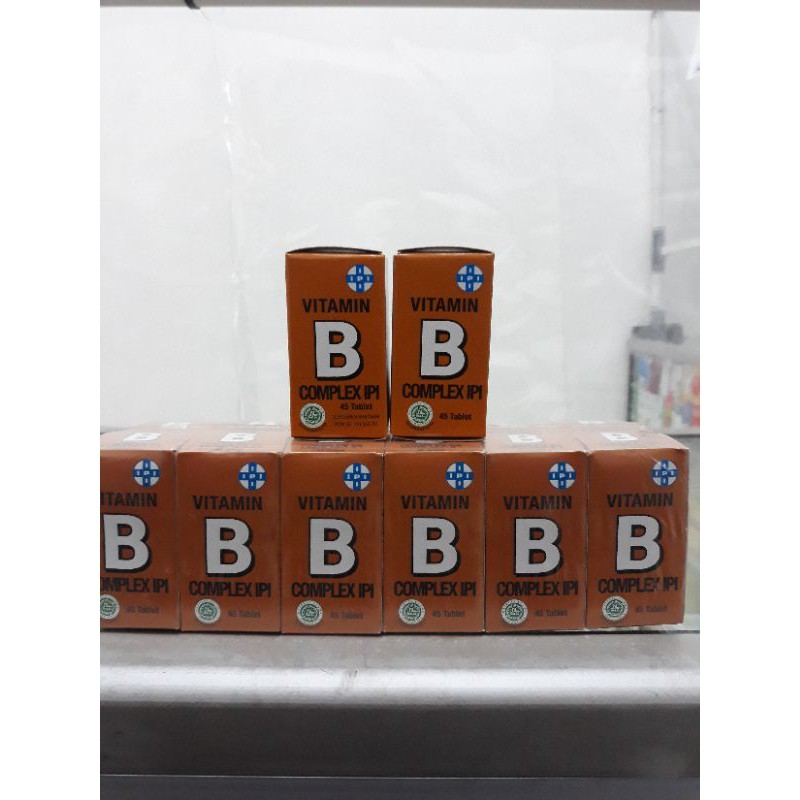 Jual VITAMIN B COMPLEX IPI ISI 45 TABLET & 80 TABLET | Shopee Indonesia