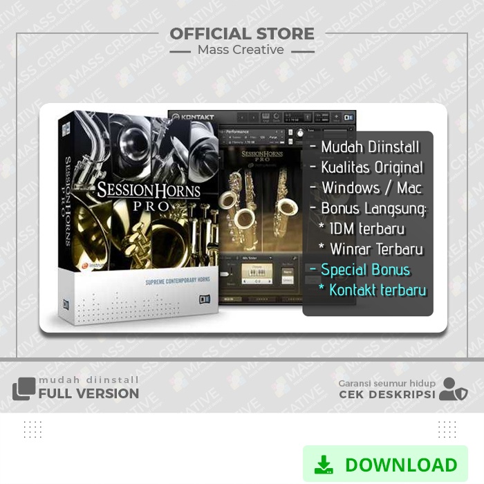Jual Native Instruments Session Horns Pro 1.3 - Terbaru Full Version ...