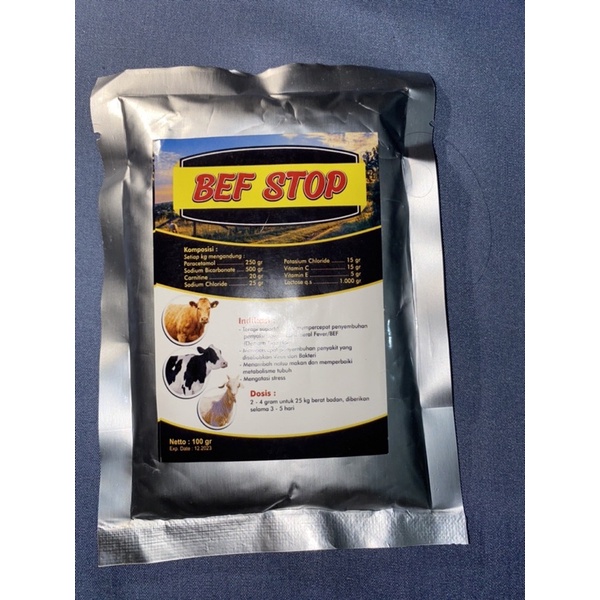 Jual BEF STOP (Bovine Ephemeral Fever) | obat demam hewan ternak dan ...
