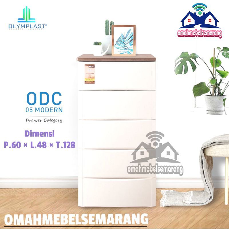 Jual Lemari Laci Susun Plastik OLYMPLAST ODC 05M almari drawer ...
