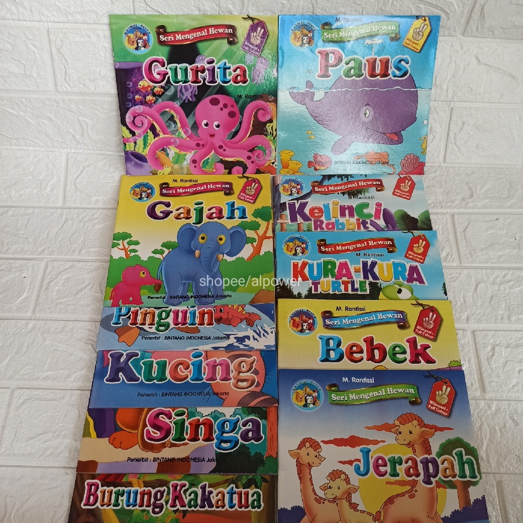 Jual Buku Seri Mengenal Hewan Billingual Dua Bahasa Inggris Indonesia ...