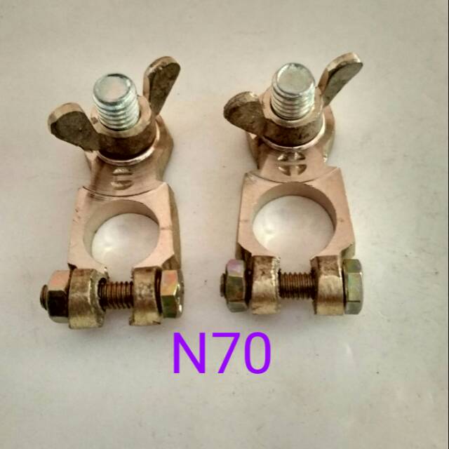 Jual Kuningan Klem aki - clamp accu - kepala aki - terminal aki N70 ...