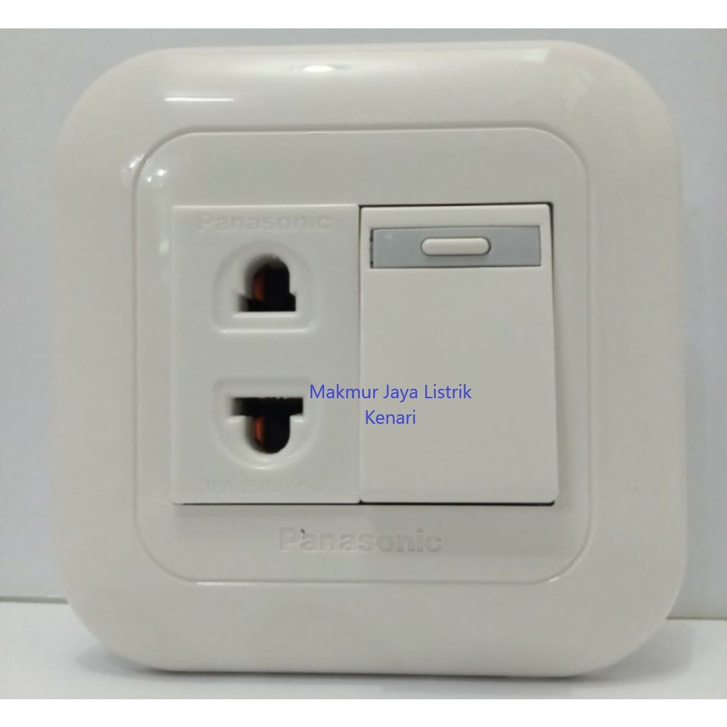 Jual PANASONIC SAKLAR + STOP KONTAK UNIVERSAL WEJ78029 + WEJ5531 ...