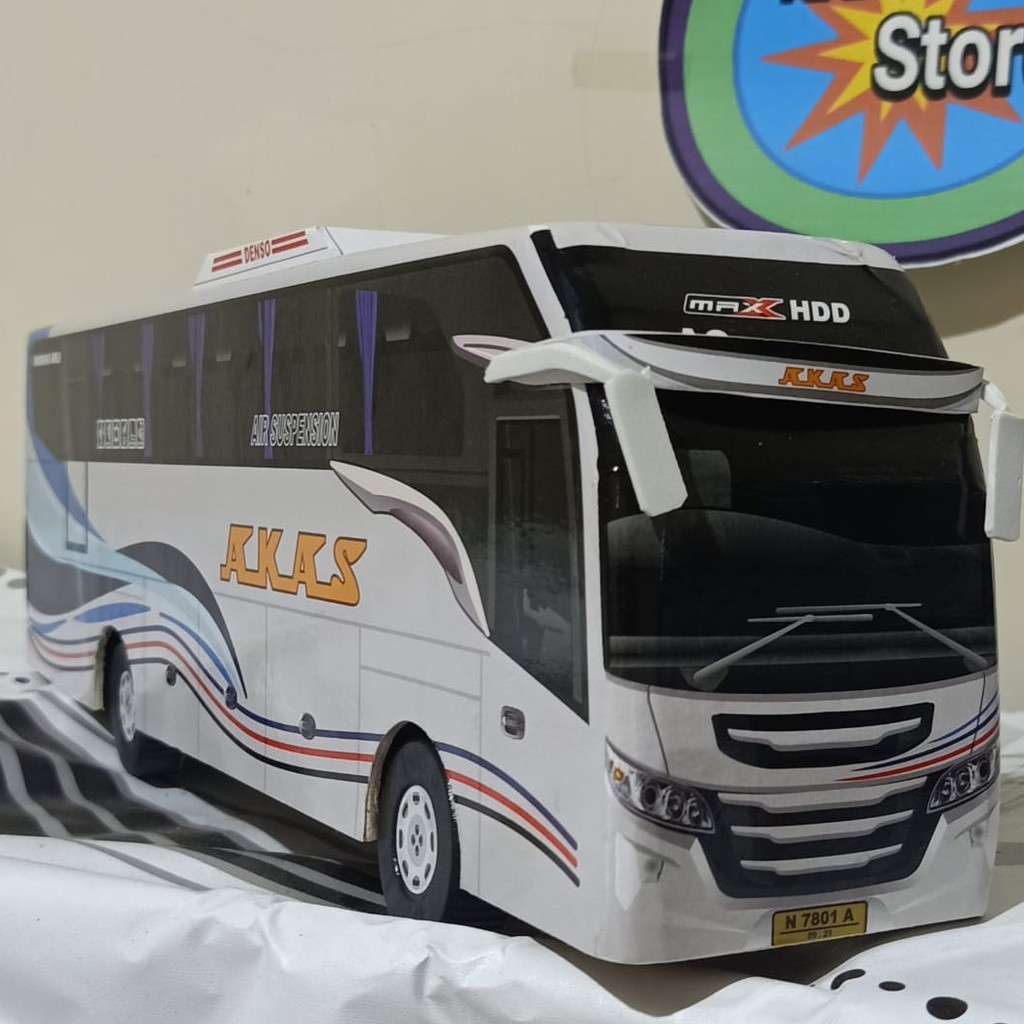 Jual miniatur bus bis mainan bus bis shd AKAS | Shopee Indonesia