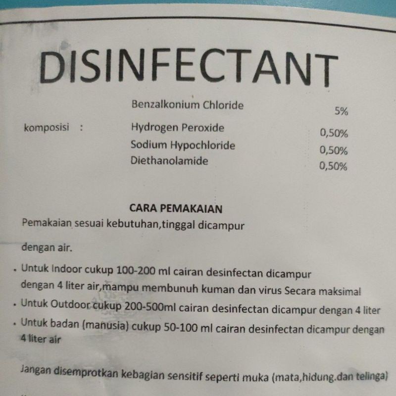 Jual Desinfektan 4 liter | Shopee Indonesia