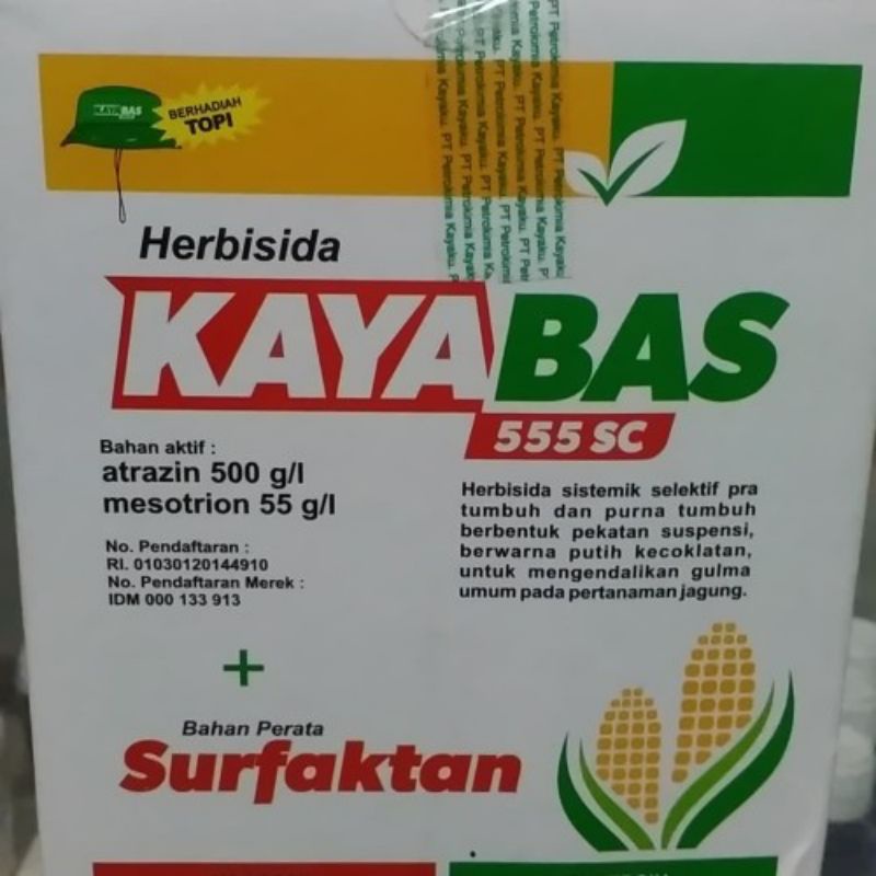 Jual Kayabas 555SC 250ml, 500ml,pengendali gulma pada tanaman jagung ...