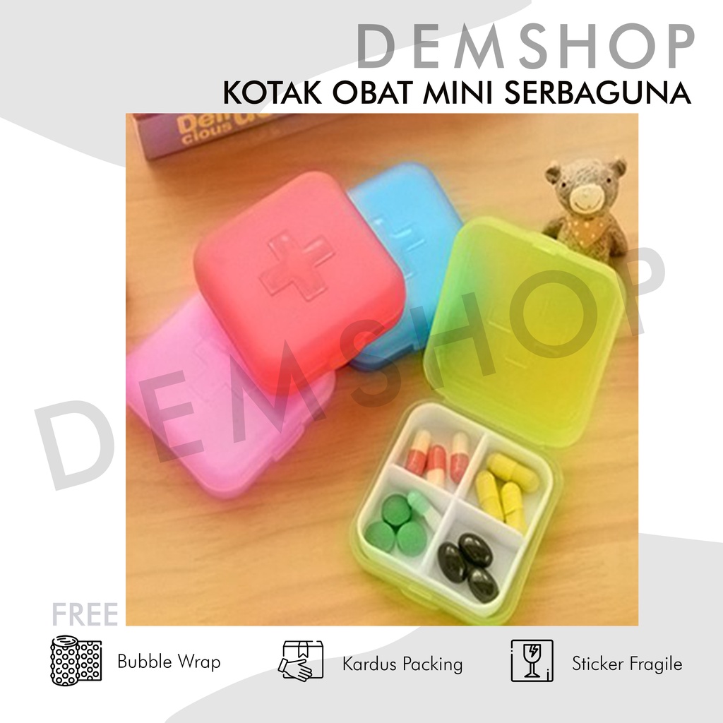 Jual Kotak Obat Mini Box Perhiasan Mini Medicine Mini Box Serbaguna ...