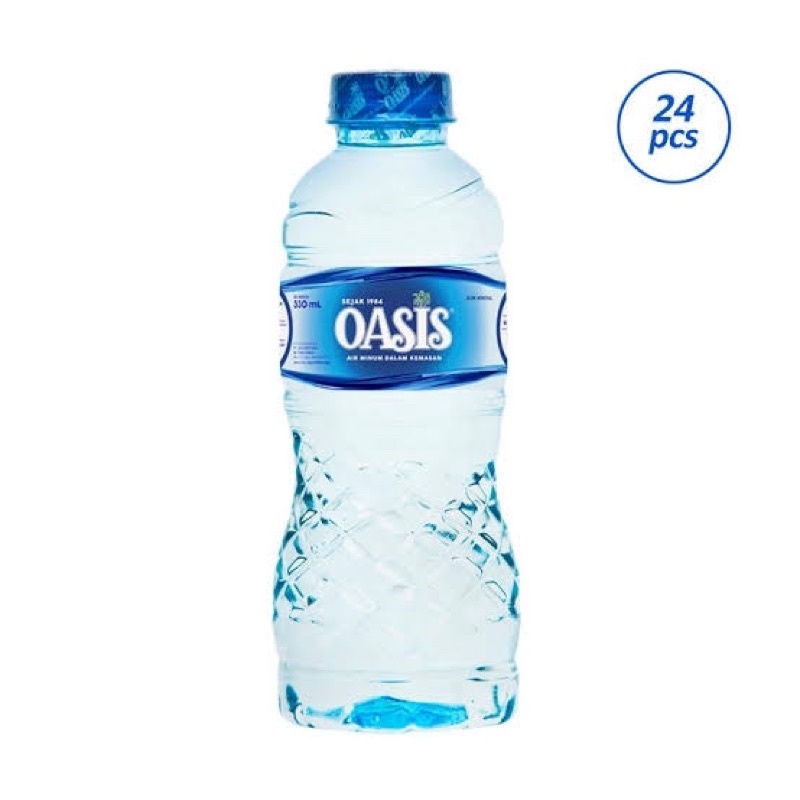 Jual Oasis 330 Ml Air Mineral Mini Botol Kecil 1 Dus | Shopee Indonesia