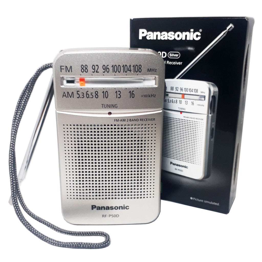 Jual Radio Mini Panasonic RF-P50D AM-FM Radio Saku Suara Jernih ...
