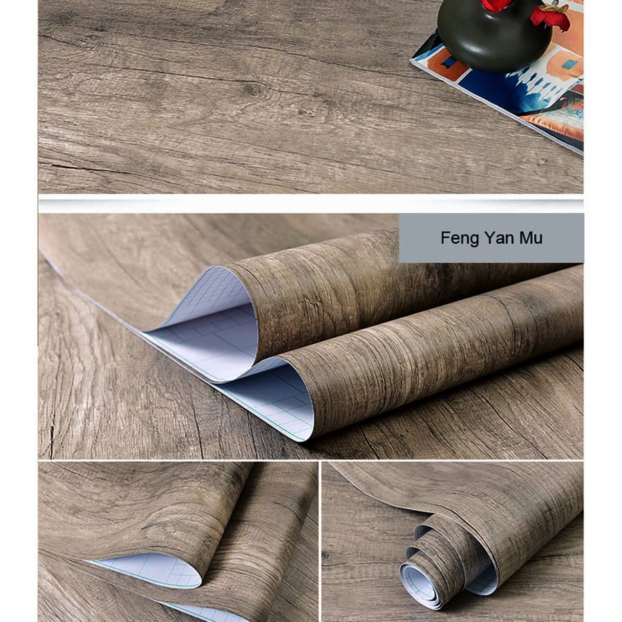 Jual Stiker Kayu/wallpaper stiker /wallpaper stiker kayu Untuk ...