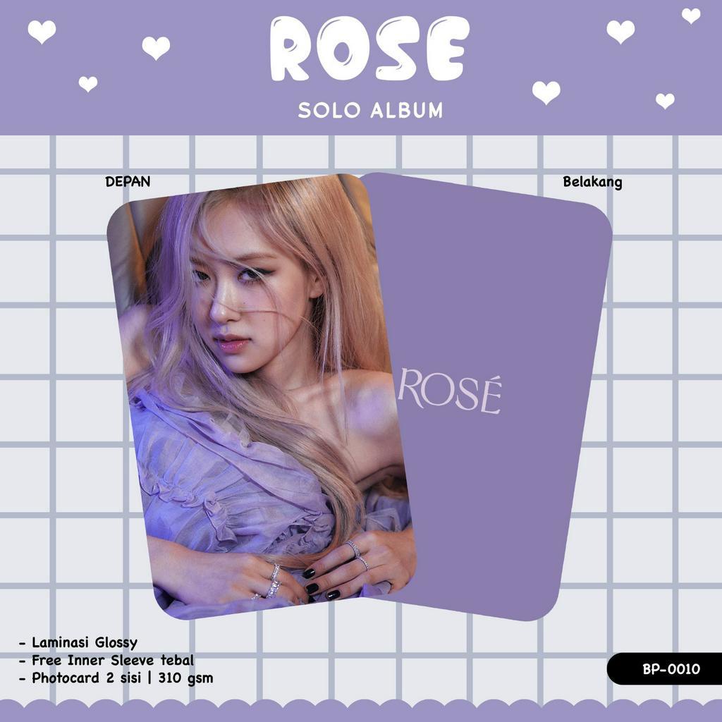 Jual PHOTOCARD BLACKPINK ROSE SOLO ALBUM TERBARU KPOP KOREA SOLO ALBUM ...