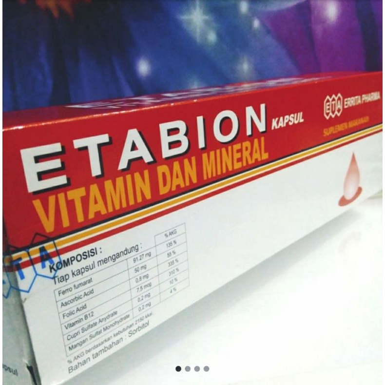 Jual ETABION kapsul perbox(1 box isi 10 strip) | Shopee Indonesia