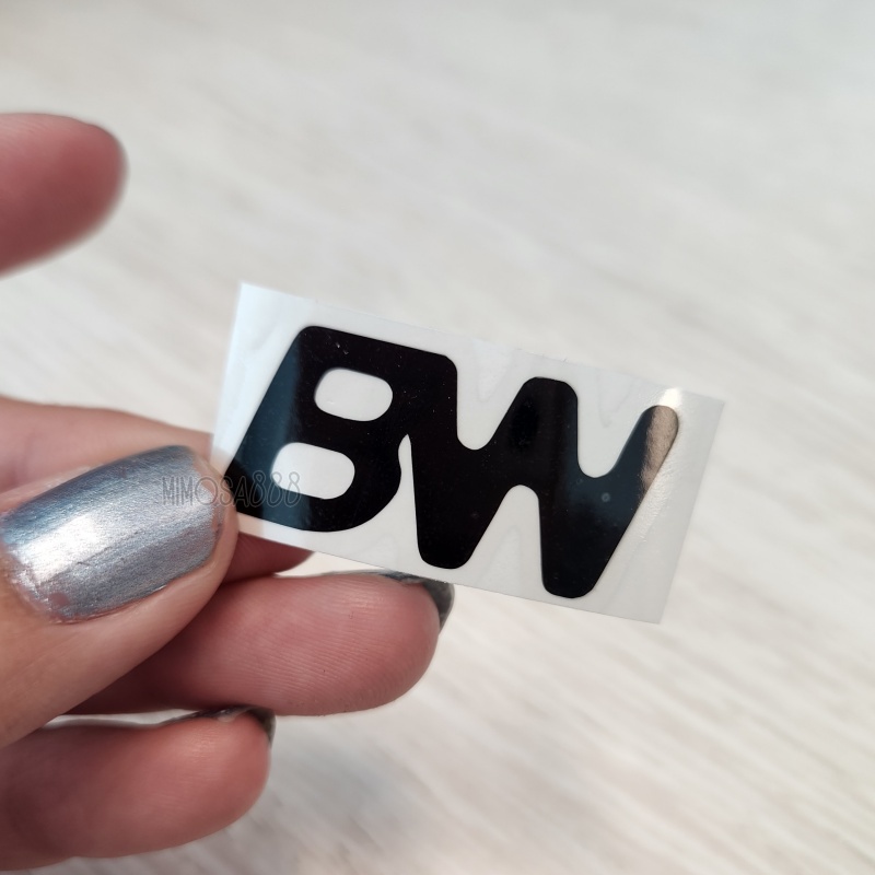 Jual [cutting sticker] GMMMTV - logo BrightWin BW | Shopee Indonesia