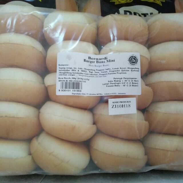 Jual bernardi roti burger bun mini | Shopee Indonesia
