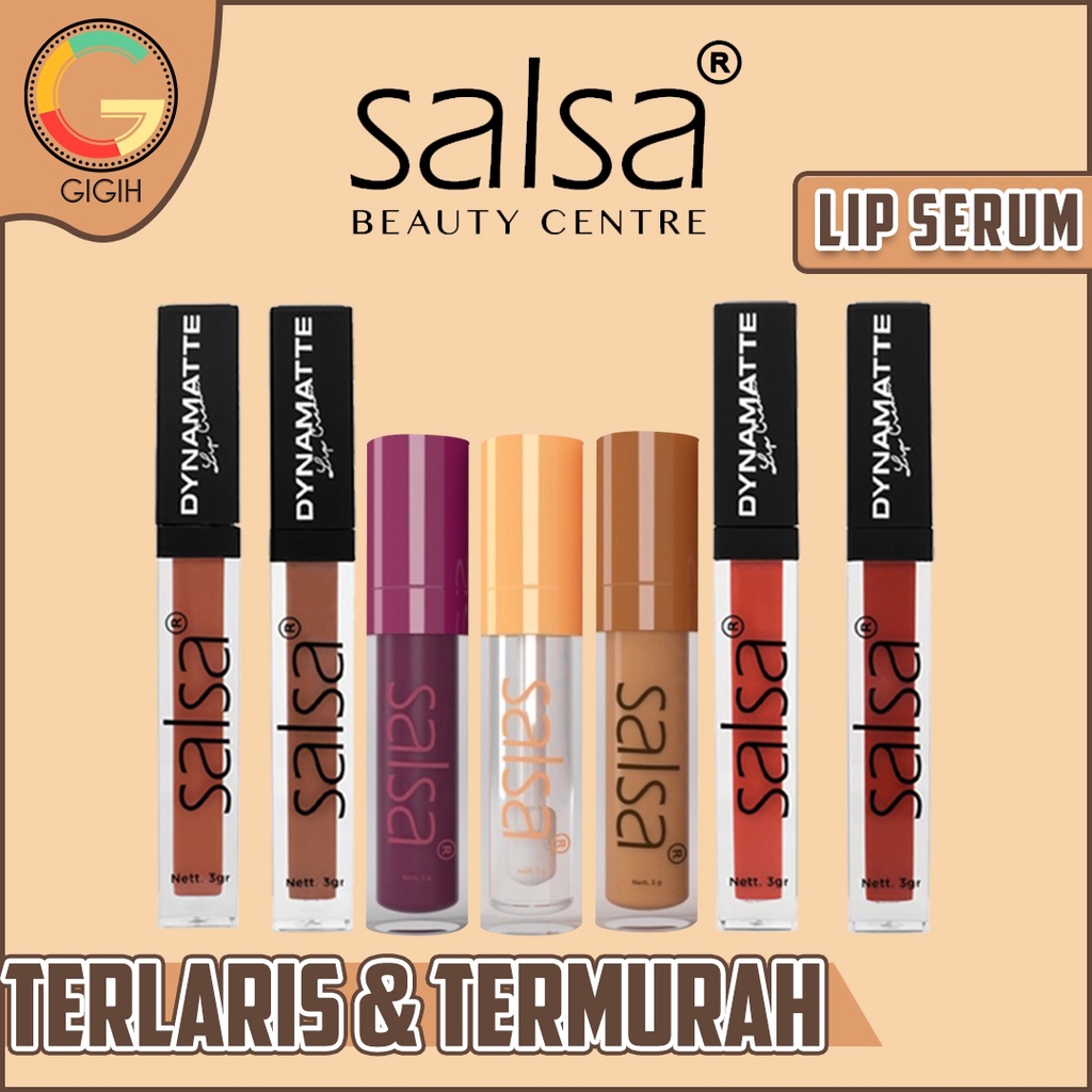 Jual Salsa Dynamatte Lipcream LENGKAP 1-11 TERMURAH / SALSA LIP SERUM ...