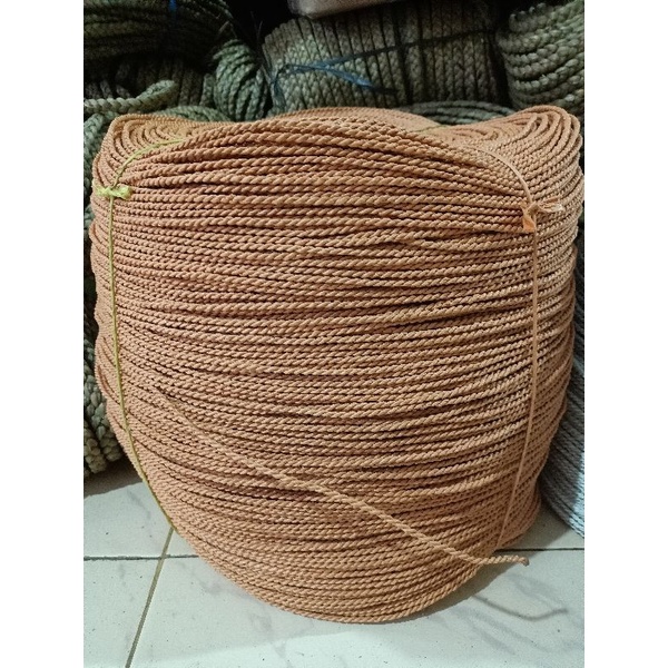 Jual per 1/2kg tali tambang rapia 3mm - 4mm rafia warna tali ulir tali ...