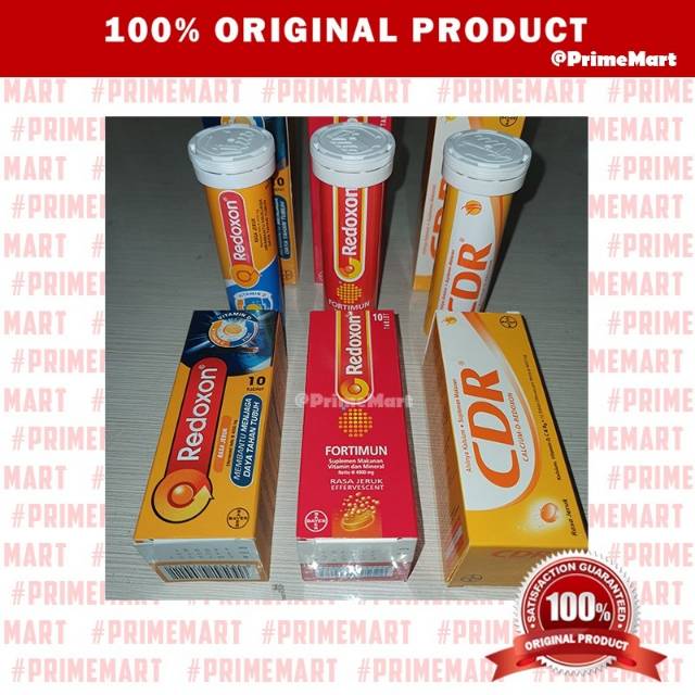 Jual CDR Redoxon effervescent fortimun isi 10, 15, 20 vitamin c vit c ...
