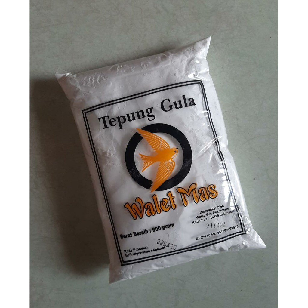 Jual Tepung Gula Halus Walet Mas 400 gram (kemasan kecil) | Shopee ...