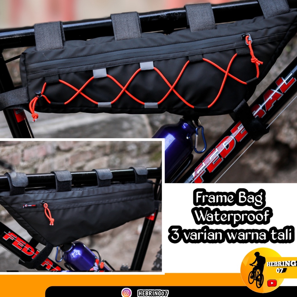 Jual frame bag waterproof tas frame sepeda tas touring federal gravel ...