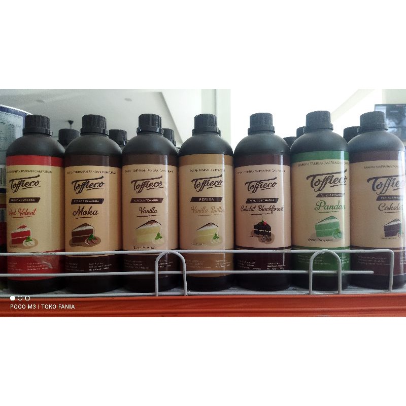 Jual Toffieco pasta perisa 1 liter (vanilla butter, choco blackforest ...