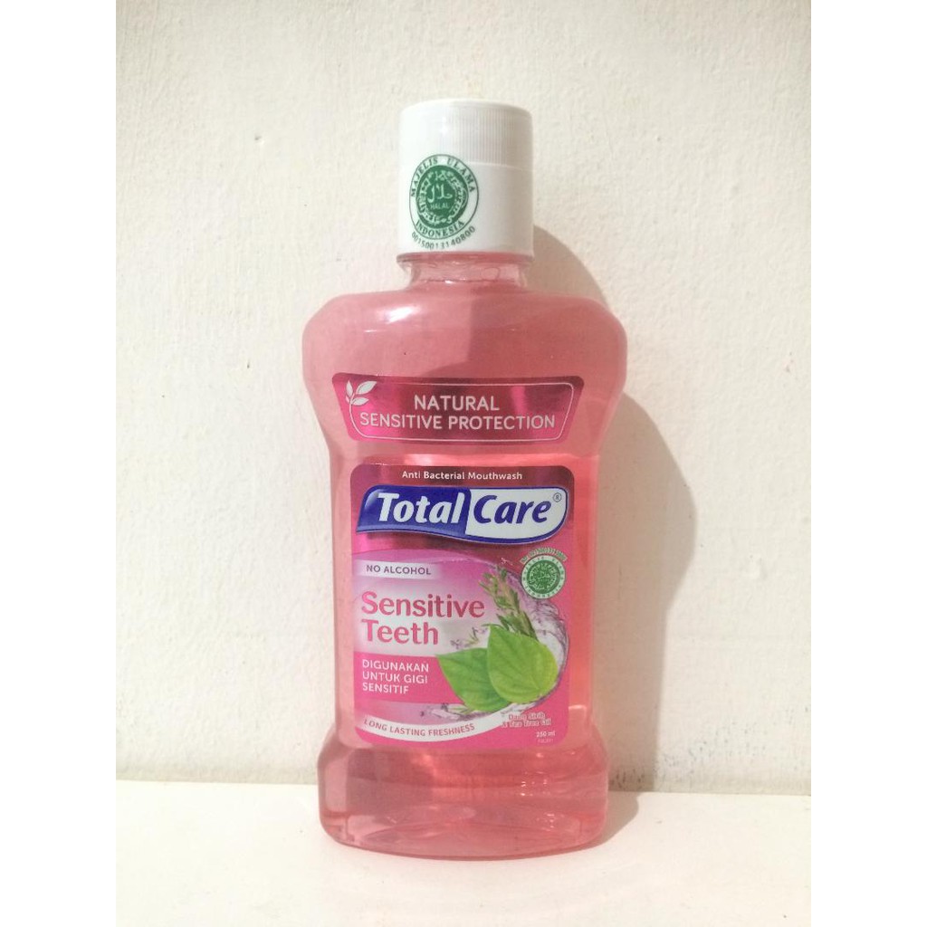 Jual Total Care Merah Sensitive Teeth Anti Septic Mouthwash Obat Kumur ...