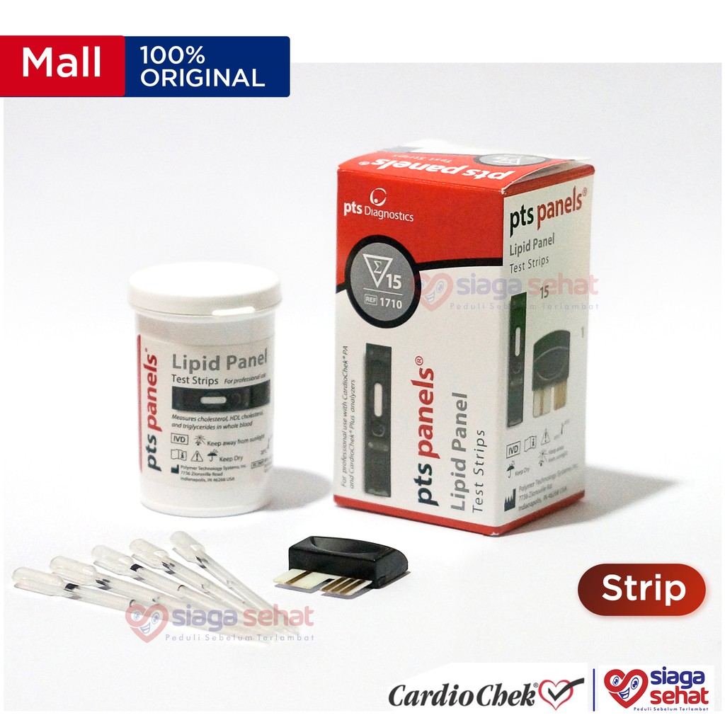 Jual Cek Kolesterol Lengkap (LIPID) - CardioCheck Lipid Panel (STRIP ...