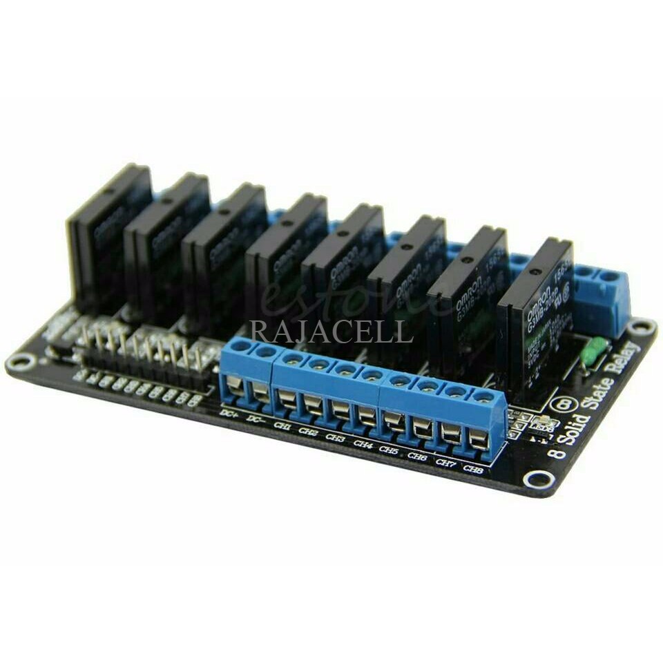Jual SSR Solid State Relay Module 8 Channel 5V DC High Level for ...