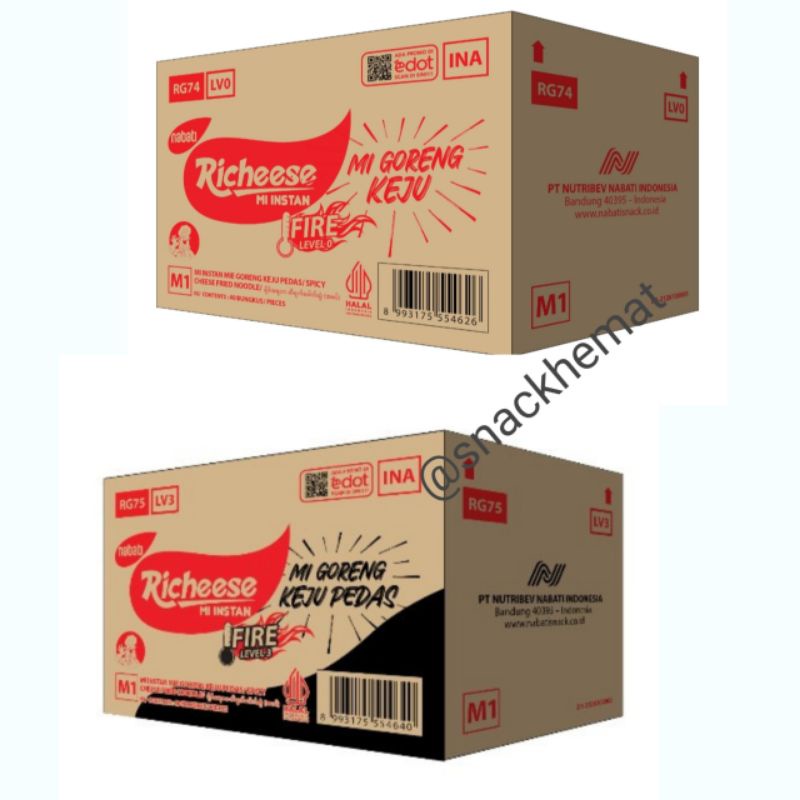 Jual Mie Richeese Mie Goreng Keju Viral Mie Nabati | Shopee Indonesia