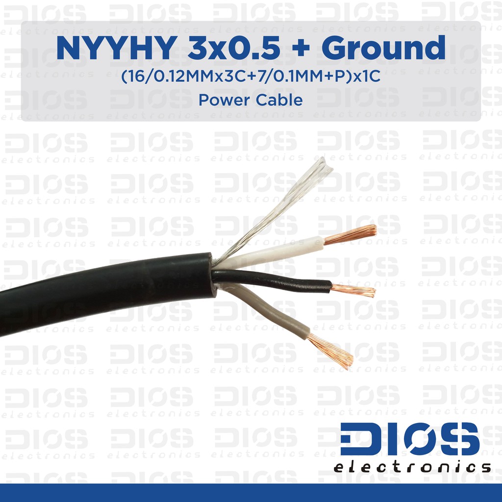 Jual Kabel NYYHY 3x0.5 mm Serabut + Ground (meteran) | Shopee Indonesia