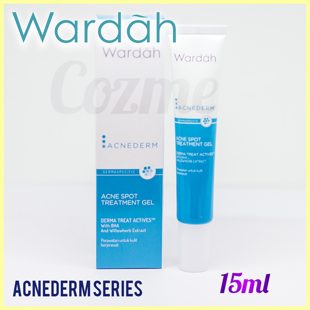 Jual WARDAH Acnederm Acne Spot Treatment Gel 15ml | Shopee Indonesia