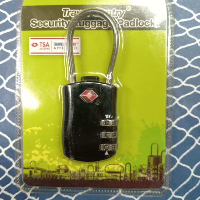 Jual Gembok sling TSA Gembok koper TSA Gembok koper Gembok angka ...