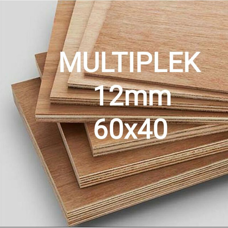 Jual Triplek / Multiplek 12mm (60x40)cm, plywood 12mm | Shopee Indonesia