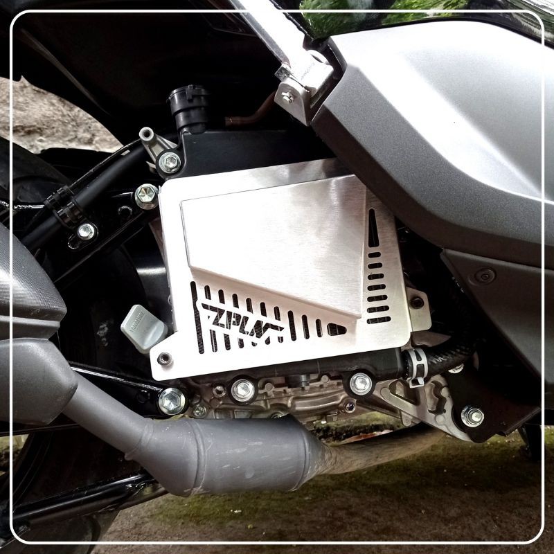 Jual tutup radiator cover radiator nmax 2020 airscope zeppelin | Shopee ...