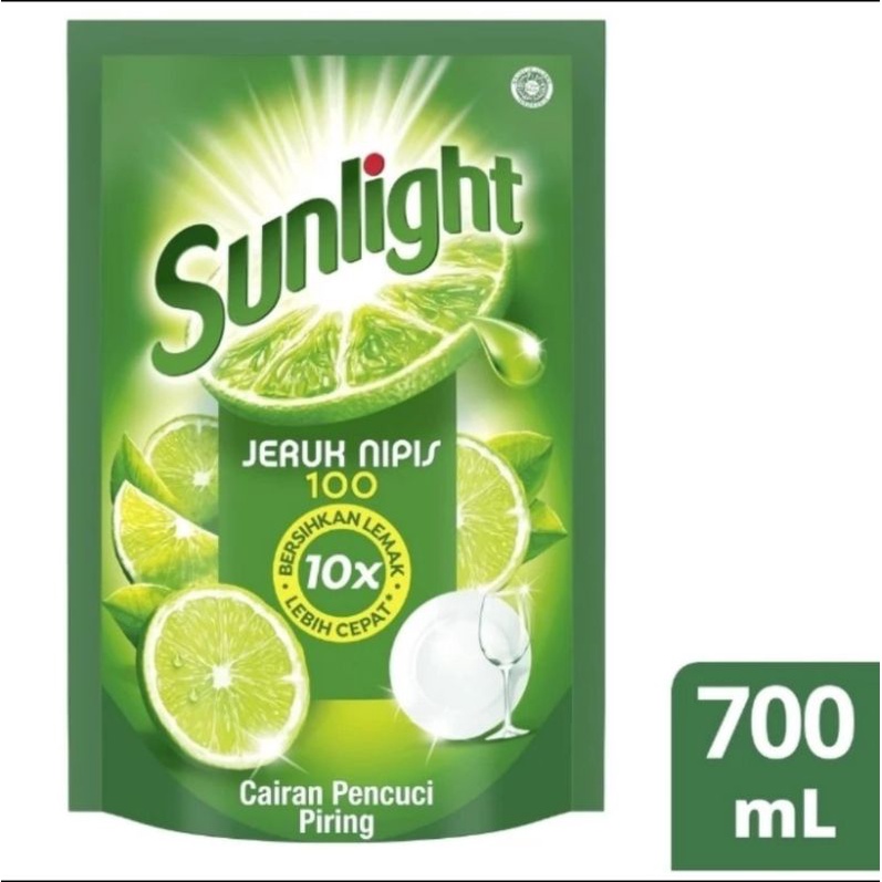 Jual SUNLIGHT Sabun Cuci Piring Jeruk Nipis 650ml | Shopee Indonesia
