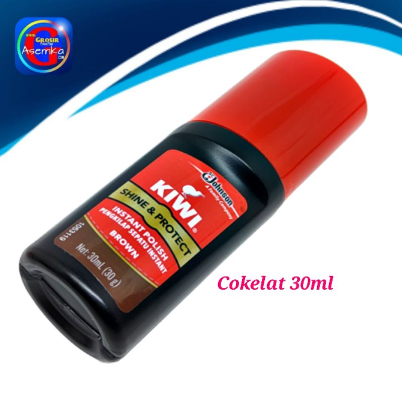 Jual Semir Tas Semir Jaket Semir Sepatu Kiwi Instan Polish 30ml grosir | Shopee Indonesia