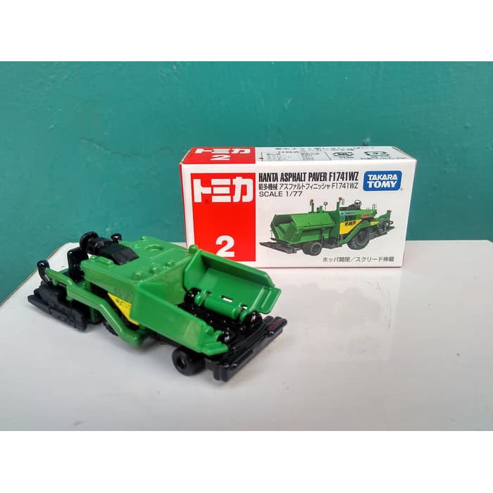 Jual Tomica No 2 Hanta Asphalt Paver F1741WZ diecast miniatur alat ...