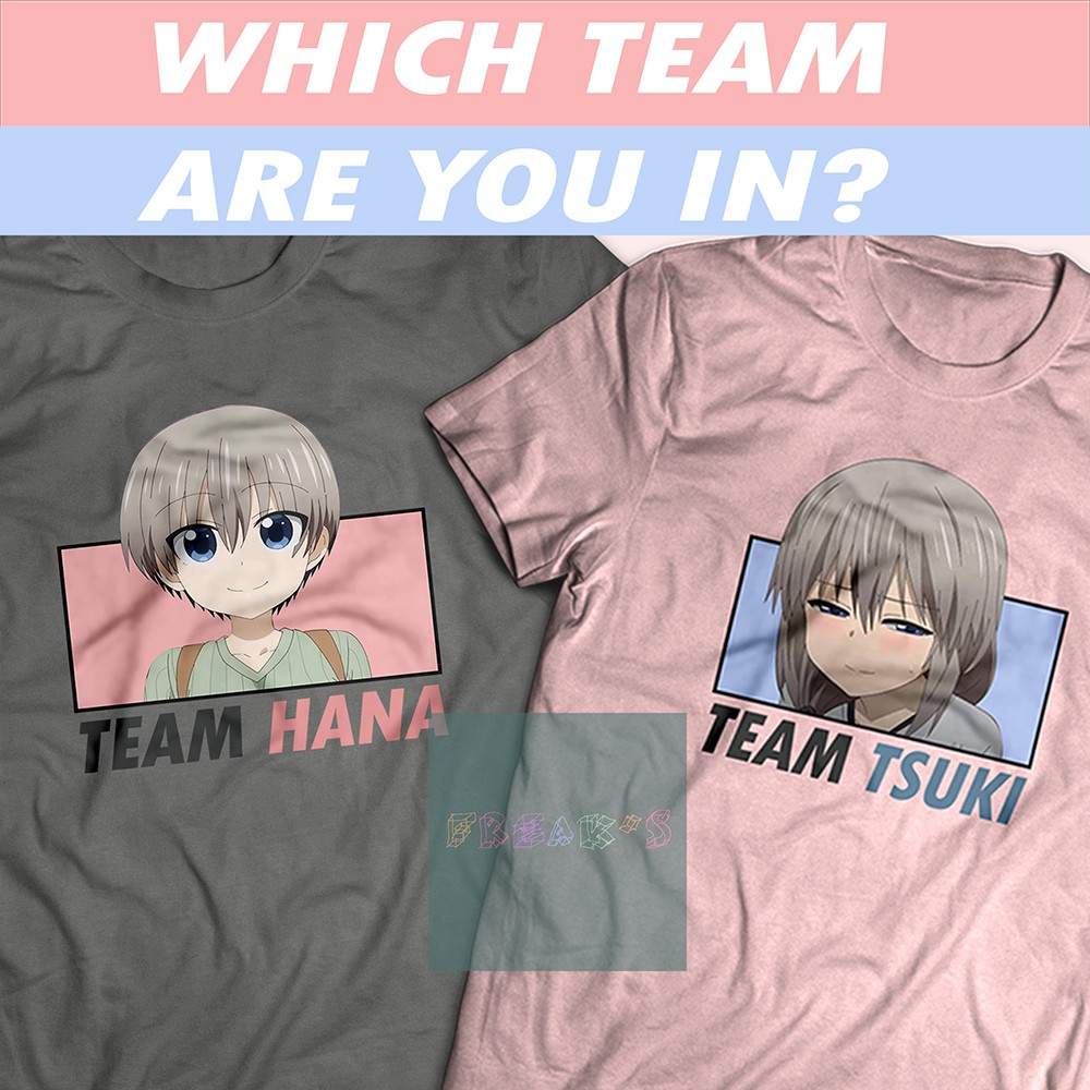 Jual Kaos Anime Uzaki Hana | Baju Sugoi Dekai Cotton 30S | Shopee Indonesia