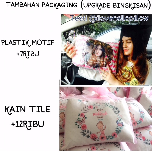 Jual Tambah packing tile dan pita atau bingkisan plastik motif | Shopee ...