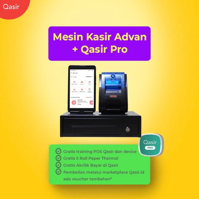 Jual Mesin Kasir Advan + Qasir Pro / Advan Tab 8 / Iware C-58Bt / Cash ...