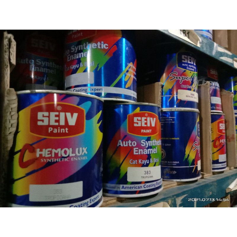 Jual SEIV PAINT SYNTHETIC ENAMEL CAT KAYU DAN BESI DENGAN HASIL KILAP ...