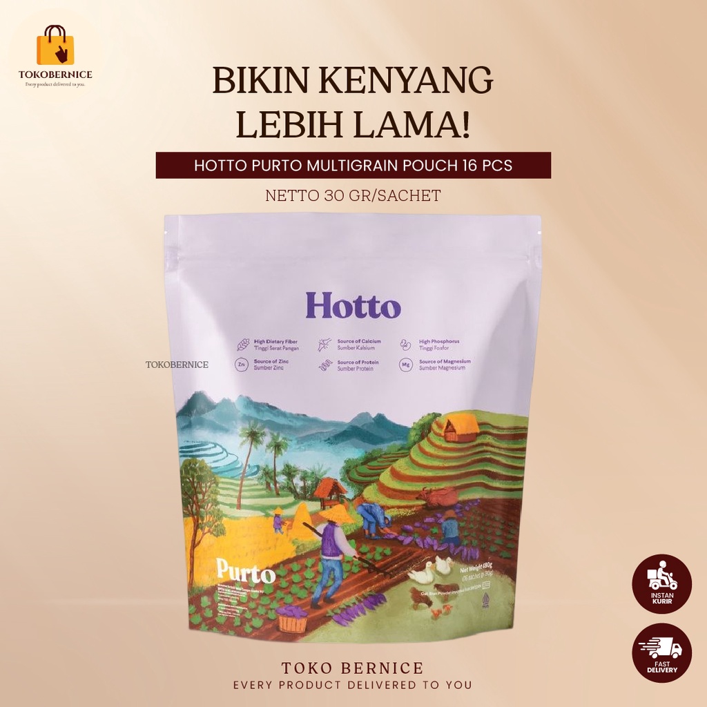 Jual Hotto Purto Multigrain – Oat & Ubi Ungu untuk Kesehatan Pencernaan ...