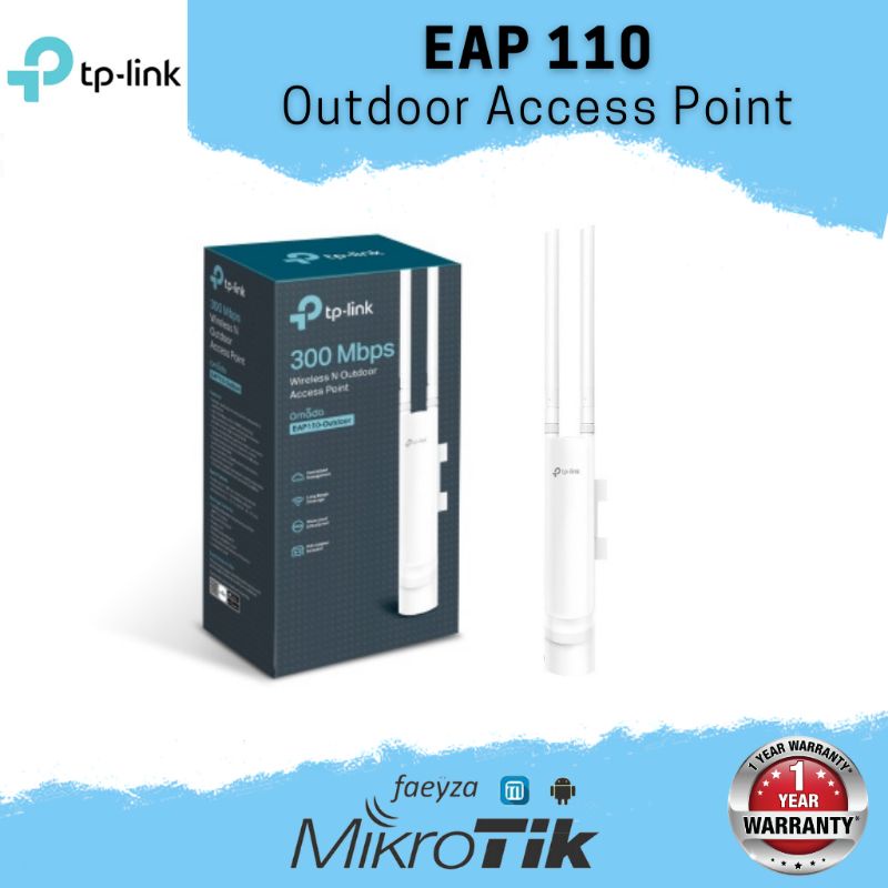 Jual Tp Link Eap110 300mbps Wireless N Outdoor Access Point Full