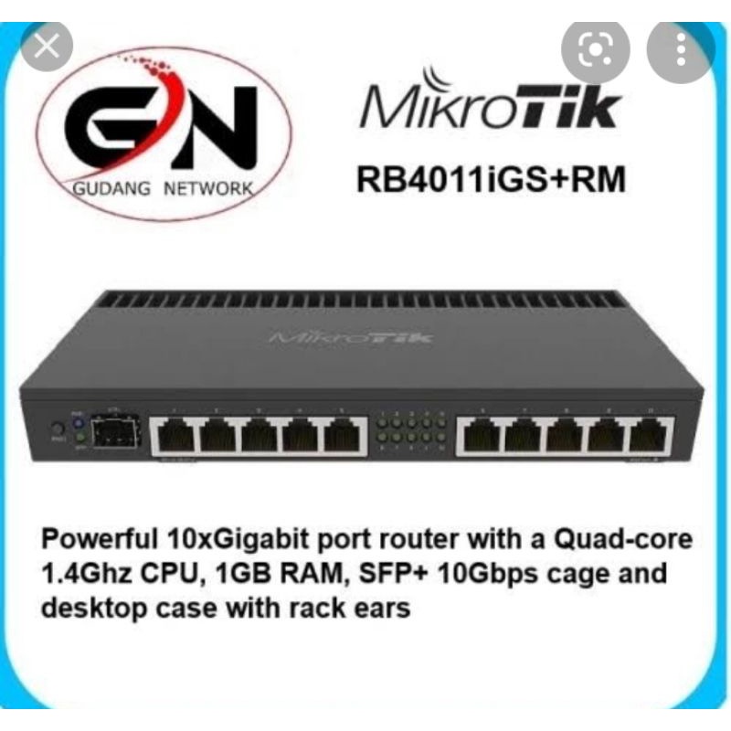 Jual mikrotik rb 4011 plus setingan | Shopee Indonesia