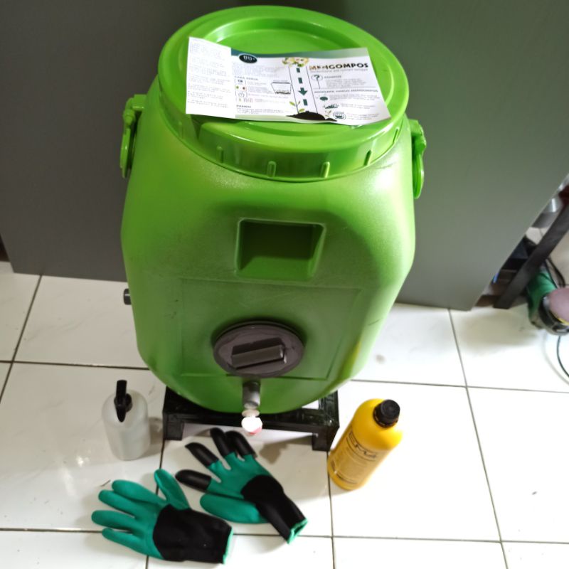 Jual Tong Ember Komposter sampah rumah tangga organik 50 liter | Shopee ...