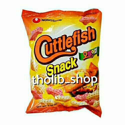 Jual nongshim cuttlefish snack - makanan ringan korea rasa cumi 55 gr ...