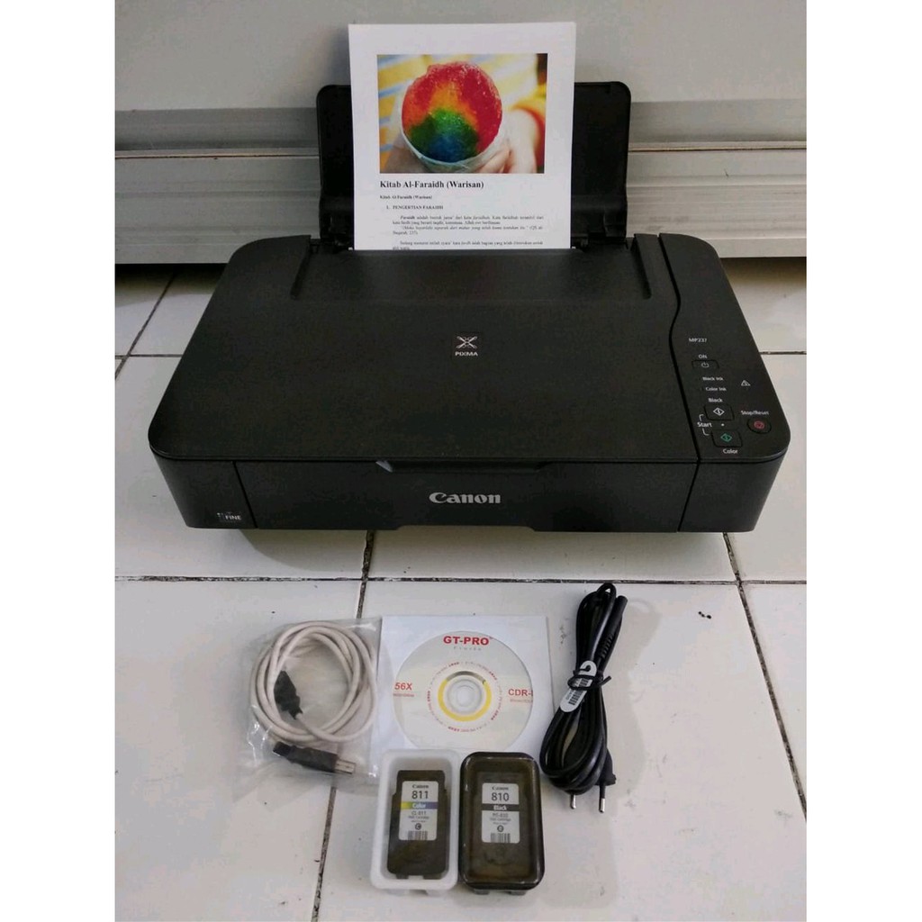 Jual Printer 2nd Canon Pixma MP237 Siap Pakai Limited | Shopee Indonesia
