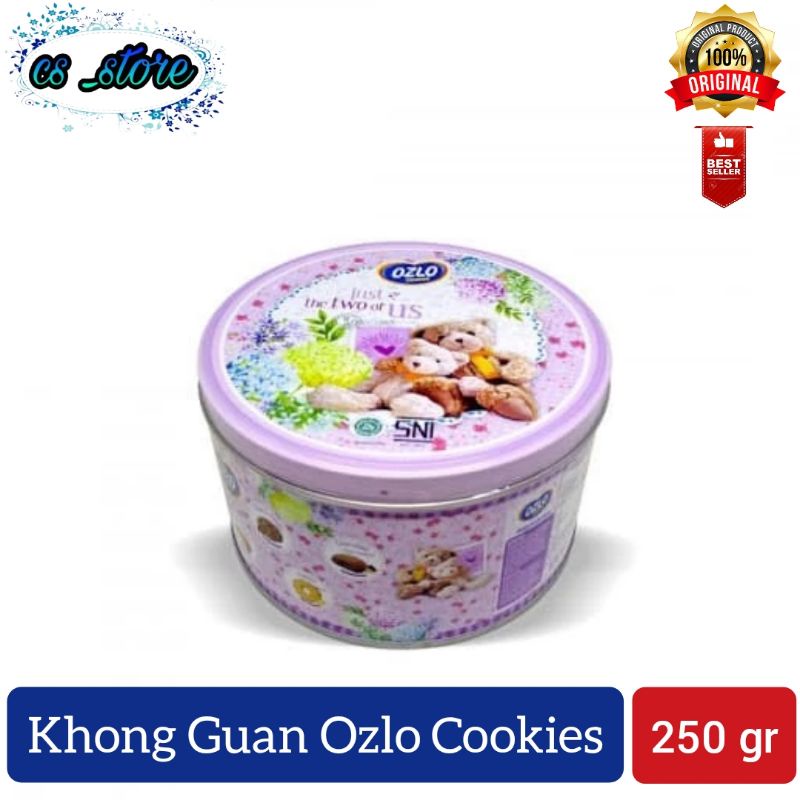 Jual Khong guan Ozlo Cookies 250 gr | khongguan biskuit kukis kaleng ...