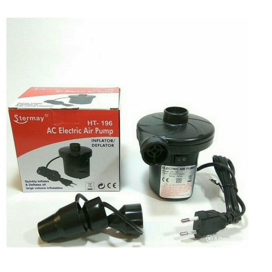 Jual POMPA LISTRIK Elektrik Vacumm kasur angin sofa vacum bag kolam renang electric | Shopee ...