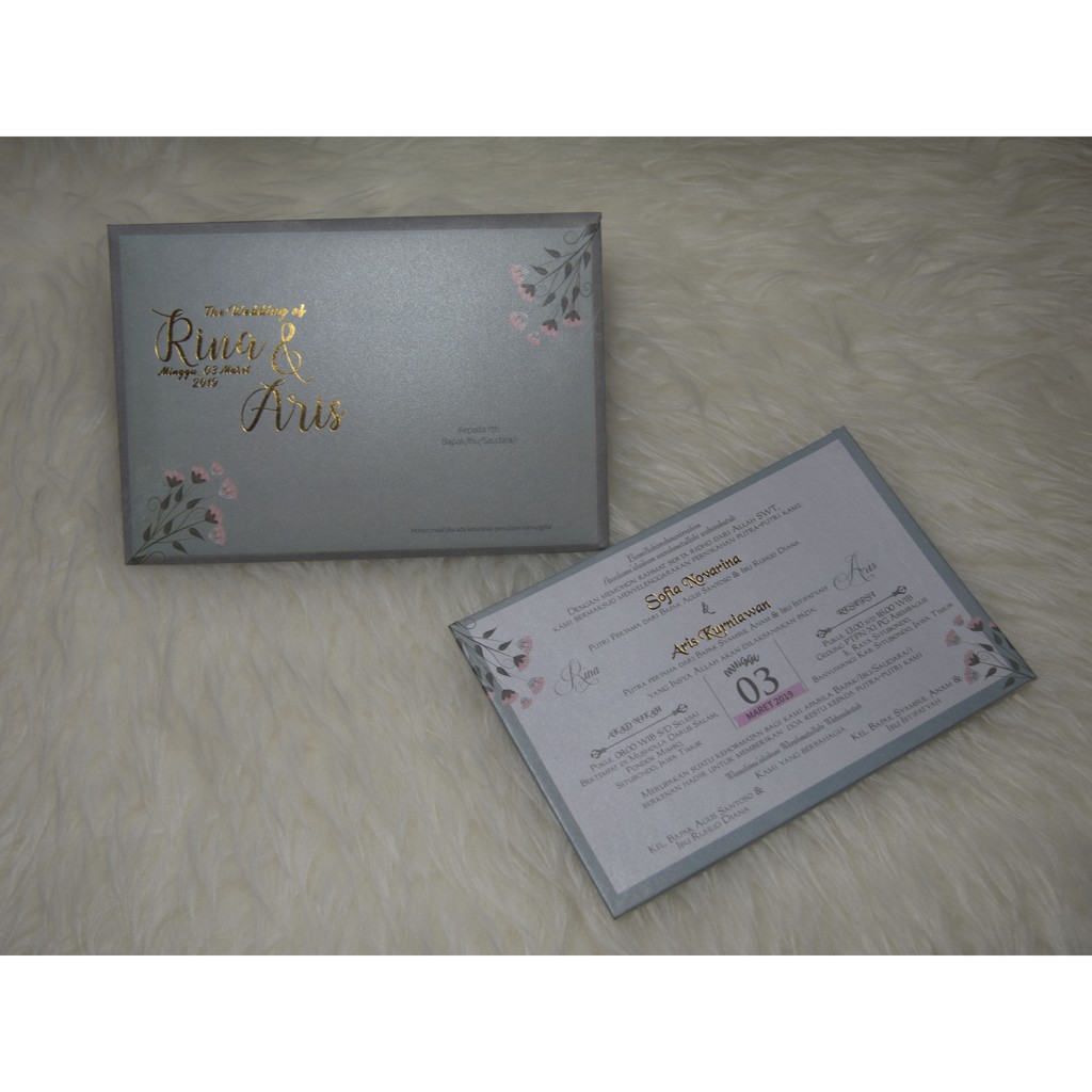 Jual Undangan Pernikahan Hard Cover Landscape | Shopee Indonesia